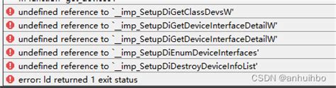 QT Error Undefined Reference To Imp SetupDiGetClassDevsW Undefined Refrenced To