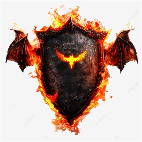방패 불타는 불 박쥐 날개 상징 검은색 악마 Png 일러스트 및 이미지 에 대한 무료 다운로드 Pngtree
