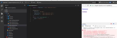Angular Service Injection Error For No Provider Stack Overflow