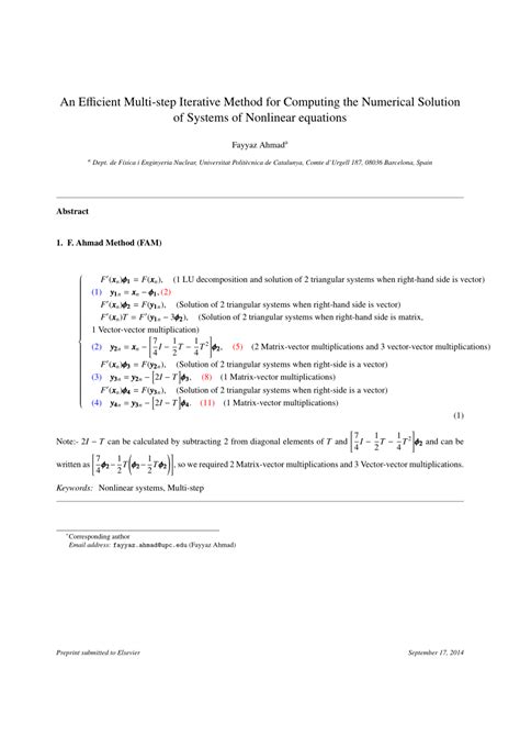 Pdf Multi Step Iterative Method For Computing The Numerical Solution