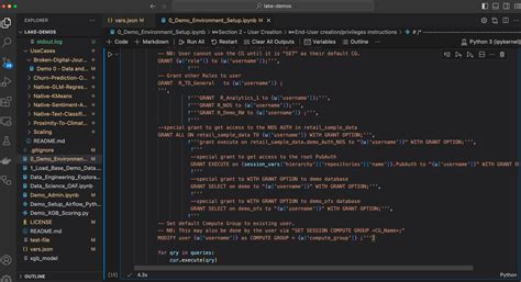 Run Teradata Jupyter Notebook Demos For Vantagecloud Lake In Visual