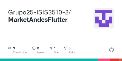 Github Grupo Isis Marketandesflutter