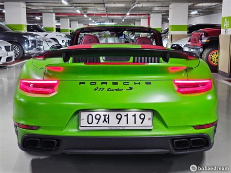 2017 포르쉐 911 터보 S 카브리올레 중고차 보배드림 수입중고차