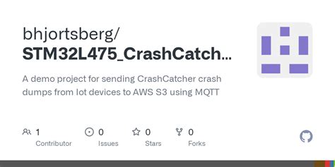 Github Bhjortsbergstm32l475crashcatcheraws A Demo Project For Sending Crashcatcher Crash