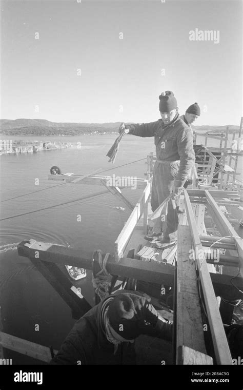 Current 50 6 1960 A Bridge Is Being Built In Brevik Soon There Will Be