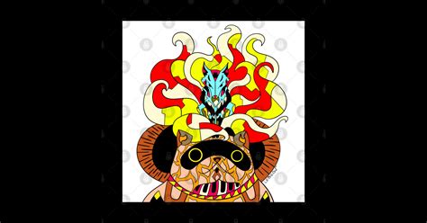 The Tanuki And The Kitsune Yokai In Kawaii Dynamic Duo Ecopop Yokai Posters And Art Prints