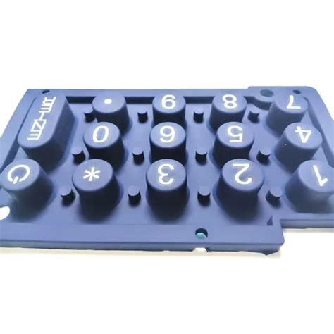 2023 Custom Replacement Keyboard Silicone Rubber Keypad For Verifone C680 Pos Terminal