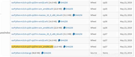 Python37 环境下安装wxpython教程python 37 Wxpython Csdn博客