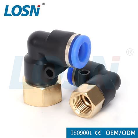 Plf4 L Type Internal Thread Elbow Pneumatic Fitting Plf Pneumatic