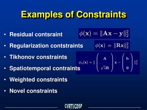 Ppt Applying Constraints To The Electrocardiographic Inverse Problem