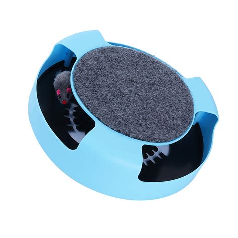 Catch Mouse Motion Cat Toy Interactive Fun Puzzle Rotating Cat Mouse
