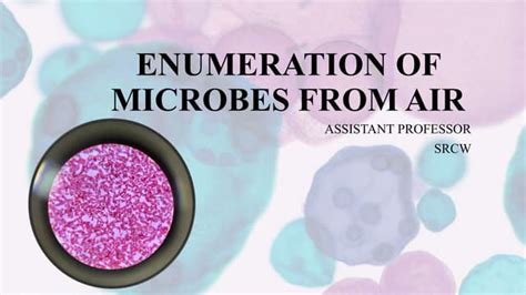 Enumeration Of Microbes From Airpptx Chemistry Science