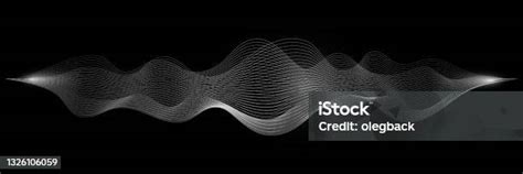 추상 오디오 음파 배경 흰색 음성 또는 음악 신호 파형 벡터 일러스트레이션 볼륨 음파의 디지털 비트 그래픽 전자 곡선 모양 음파에 대한 스톡 벡터 아트 및 기타 이미지