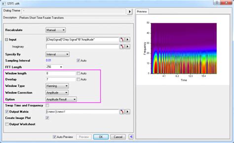 help online tutorials stft short time fourier transform