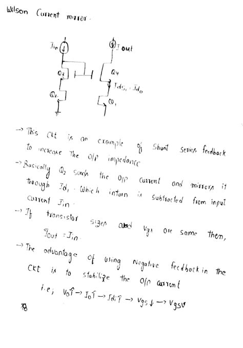 Solved Consider The Circuit Below A Mos Wilson Current Mirror All Wl Dimensions Are The