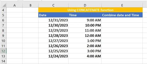 3 Simple Methods To Combine Date And Time In Excel Excel Wizard