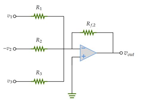 Using Only Two Op Amps Design A Circuit To Solve V Quizlet