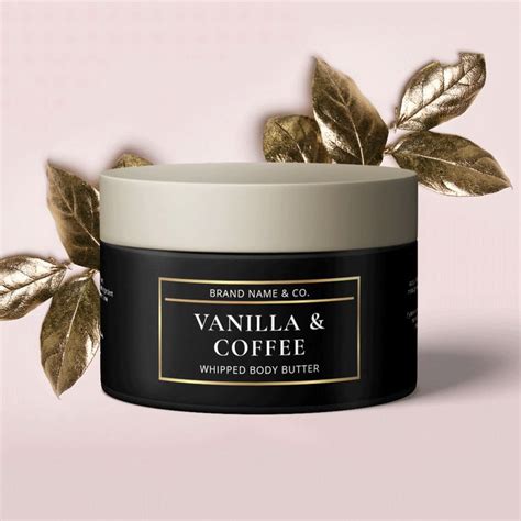Black And Gold Lux Body Butter Jar Ingredients Label Zazzle Body