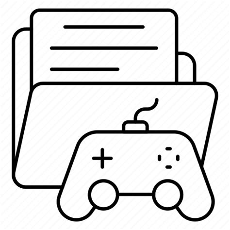 Gamepad Joypad Joystick Game Controller Folder Icon Download On Iconfinder