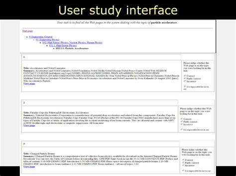 Ppt Automated Subject Classification Of Engineering Web Pages In Hierarchical Browsing A User