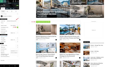 Newspaper Theme Documentation Posts Loop Element Tagdiv