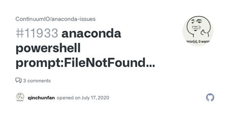 Anaconda Powershell Promptfilenotfounderror Conda Hookps1