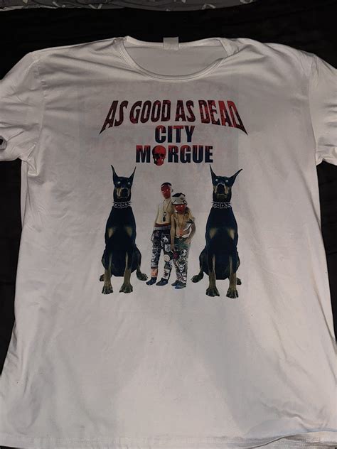Custom Custom City Morgue As Good As Dead White Shirt Grailed