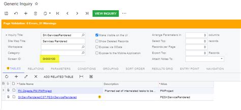 Acumatica How To Show New Screen Using GI In Mobile App Stack Overflow