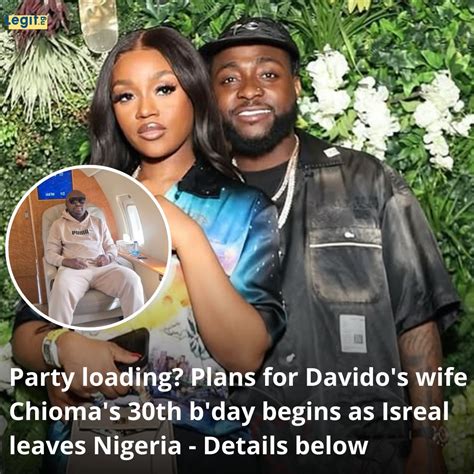 Legitng Isreal Dmw Has Left Fans Anticipating Davidos Wife Chioma Adeleke Aka Chef Chis