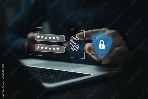 Cyber Security Technology On Website For Data Protection Username And Password Of Social Media