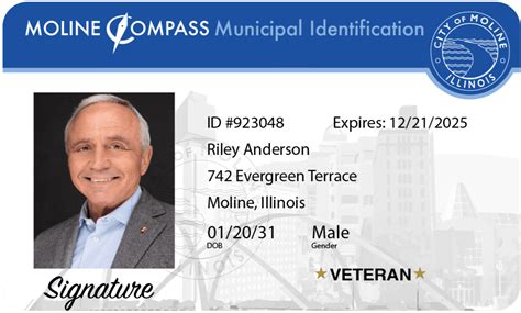 Moline Compass Municipal Identification Moline Library Il