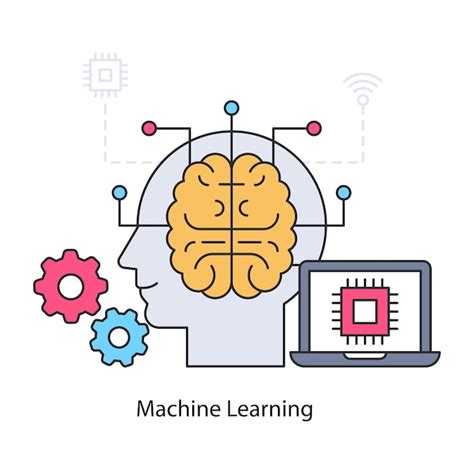 Premium Vector Trendy Design Icon Of Machine Learning