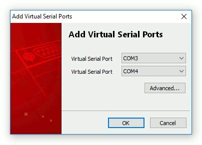 Virtual Serial Port Kit Help Using Virtual Serial Port Kit Configuring Virtual Serial Ports