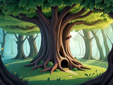 Cartoon Tree Background Stock Photos Images And Backgrounds For Free Download