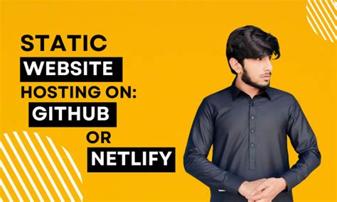 create static website hosting on github or netlify by mudassirnawazja