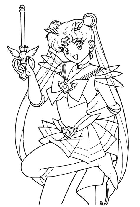 Jamie Lain S Sailor Moon Colouring Book