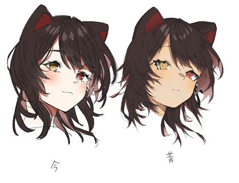 戌亥とこ 「昔の絵、推しのくせに可愛くなさすぎて沸騰しそうだったから修正した。 今のがむちゃ」 夢乃のイラスト