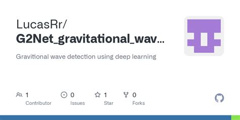 Github Lucasrr G Net Gravitational Wave Detection Gravitional Wave Detection Using Deep Learning