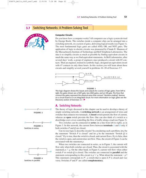 Pdf Switching Networks A Problem