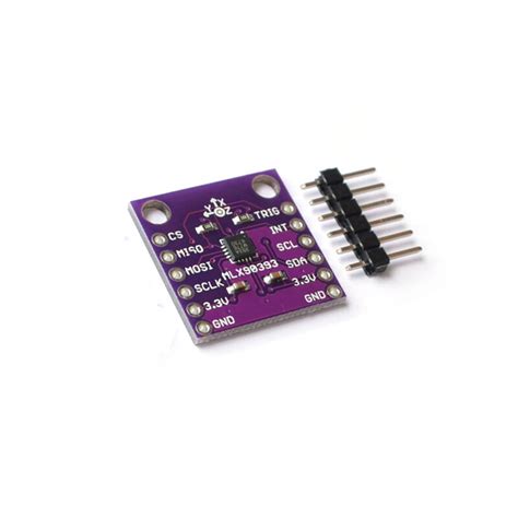 Taidacent 90393 Mlx90393 디지털 3d 홀 효과 센서 선형 변위 각도 회전 3d 위치 홀 효과 각도 센서 Iot 장치