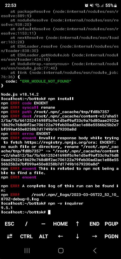 Npm Installs A Version Of Inquirer That Does Not Exist 951 · Issue