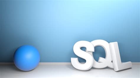 파란색 구형3d 렌더링을 사용 하 여 파란색 벽에 Sql 흰색 3d 쓰기 3차원 형태에 대한 스톡 사진 및 기타 이미지 3차원 형태 Php 프로그래밍 언어 Sql