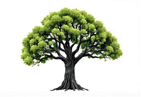 Ascii Tree With Collage Trunk The Trunk From A Digital New Beautiful Stock Image Image Of