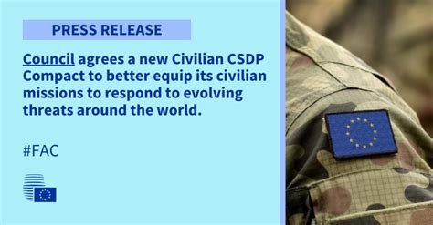 Common Security And Defence Policy Csdp Eu Strengthens Its Civilian Missions To Better