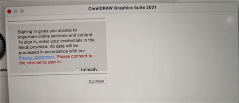 Cannot Sign In Coreldraw 2021 On Mac Coreldraw Graphics Suite For Mac