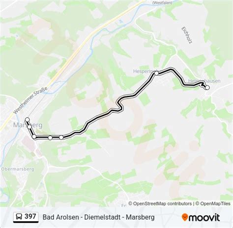 397 Route Schedules Stops And Maps Marsberg Updated
