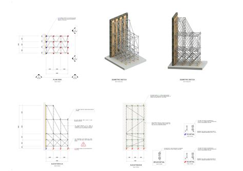 D Scaffold Design Drawings Calculations Cat Cat Checks