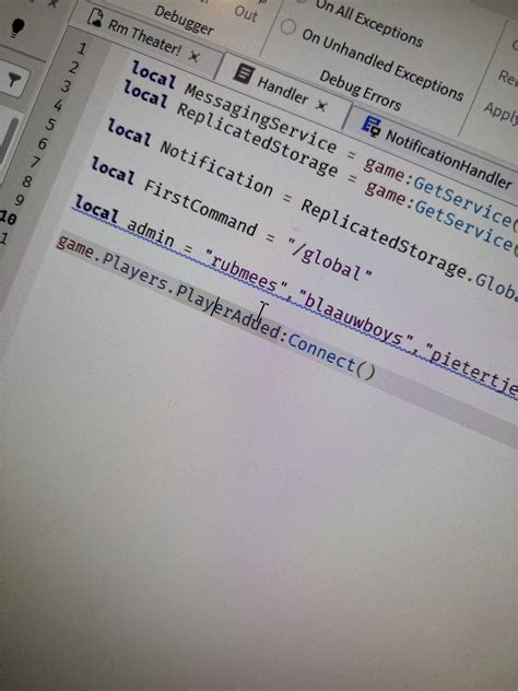 Can Someone Help Me With Adding More Persons To Admin Command Rrobloxgamedev