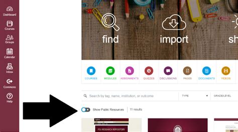 Import Learning Objects From Canvas Commons Fsu Libraries And Canvas