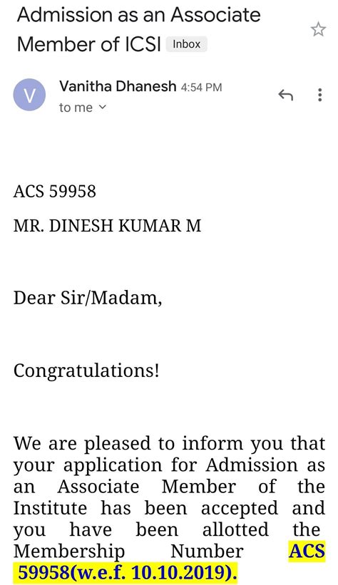 Cs Dinesh Kumar M On Linkedin Hardwork Cs Dream Icsi Companysecretary